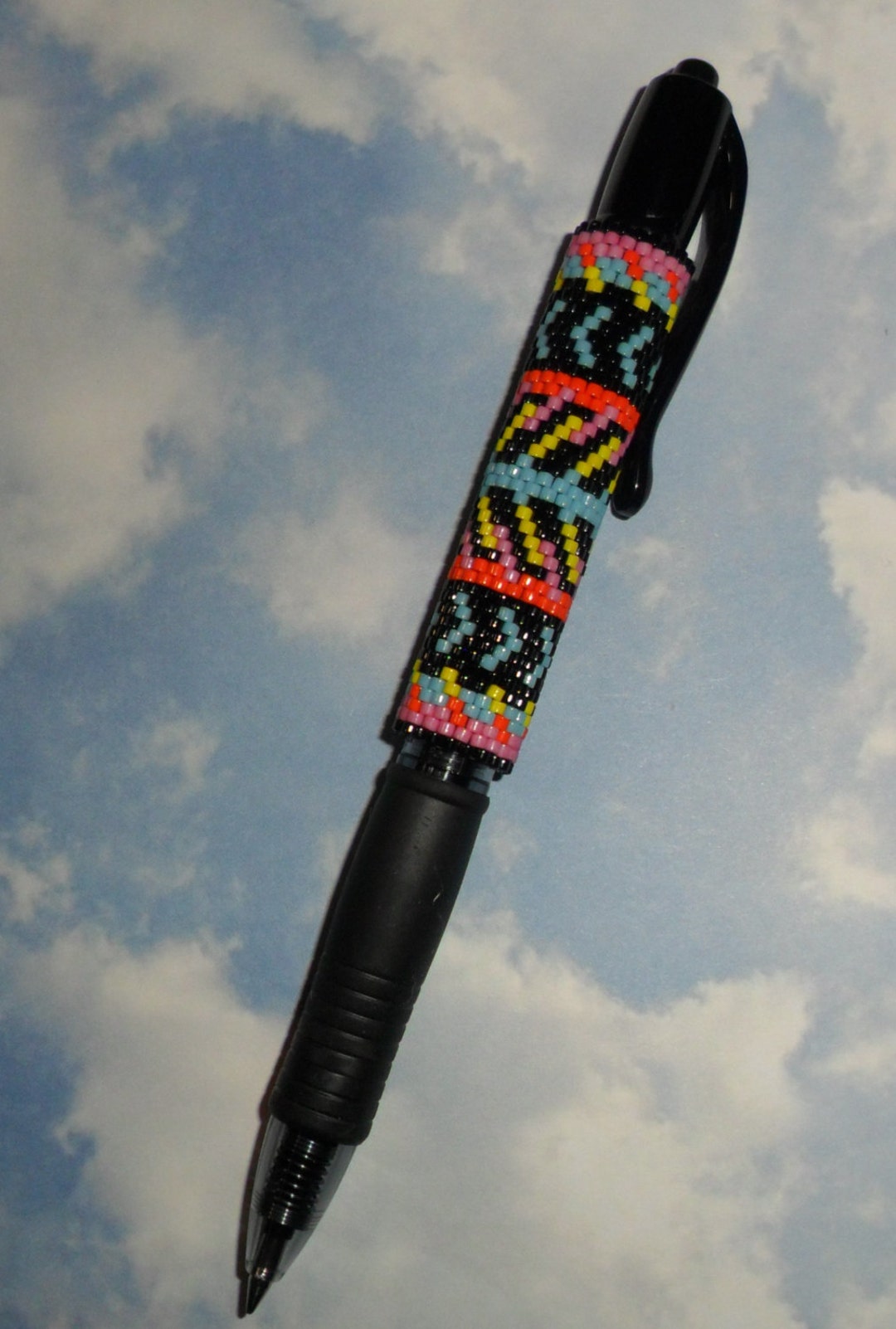 Yuma Hand Beaded Pen Wrap - Etsy