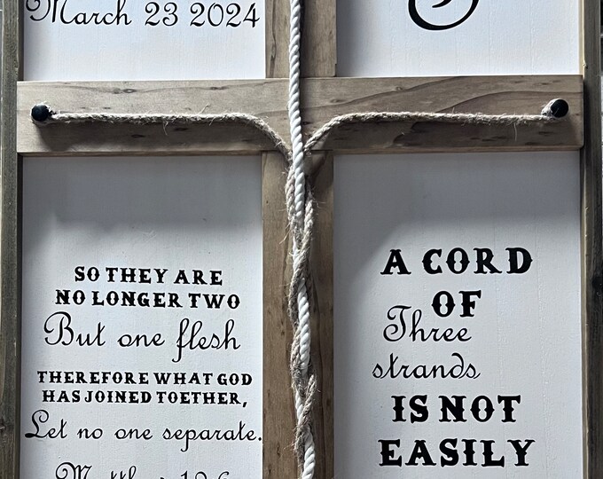 Three Cords Unity, Wedding Unity Knot - Etsy