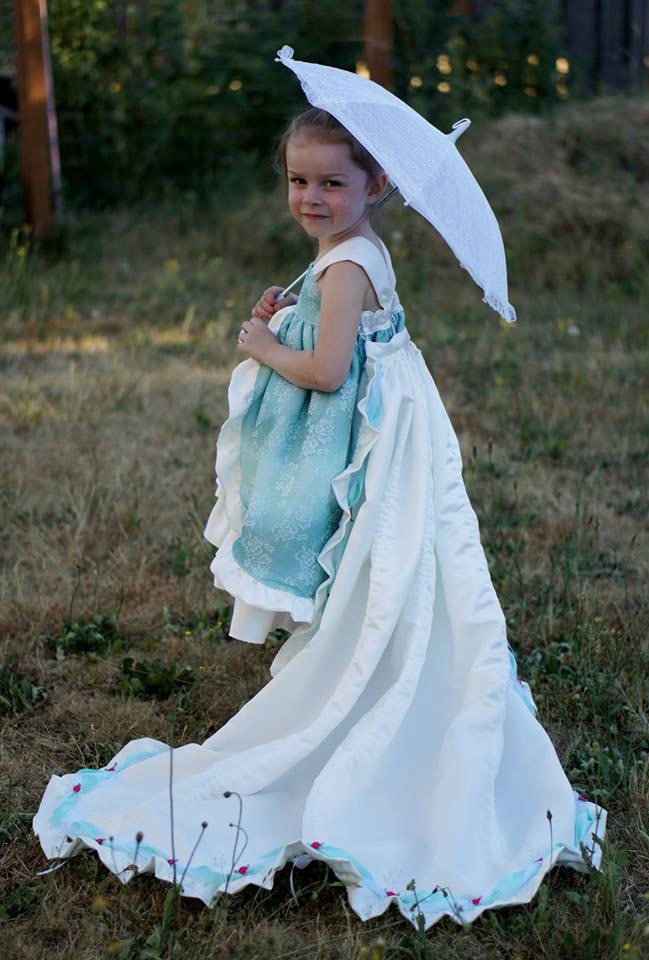 Handmaiden's Cottage Flower Girl Train PDF | Etsy