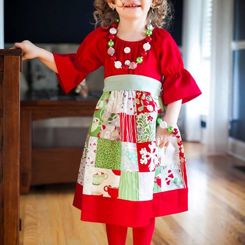 Patchwork Dress Pattern - Etsy