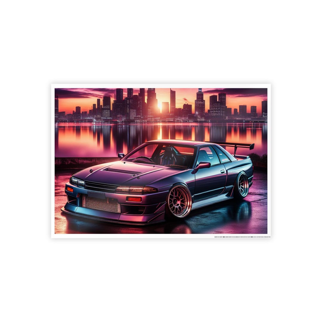 Stance, JDM Car, Art, Cityscape, JDM, JDM Posters, Car Accessories, Car ...
