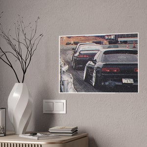 Cool JDM Poster, JDM, Retro, Jdm Car, Drift, Trending, Gift, Wall Art ...