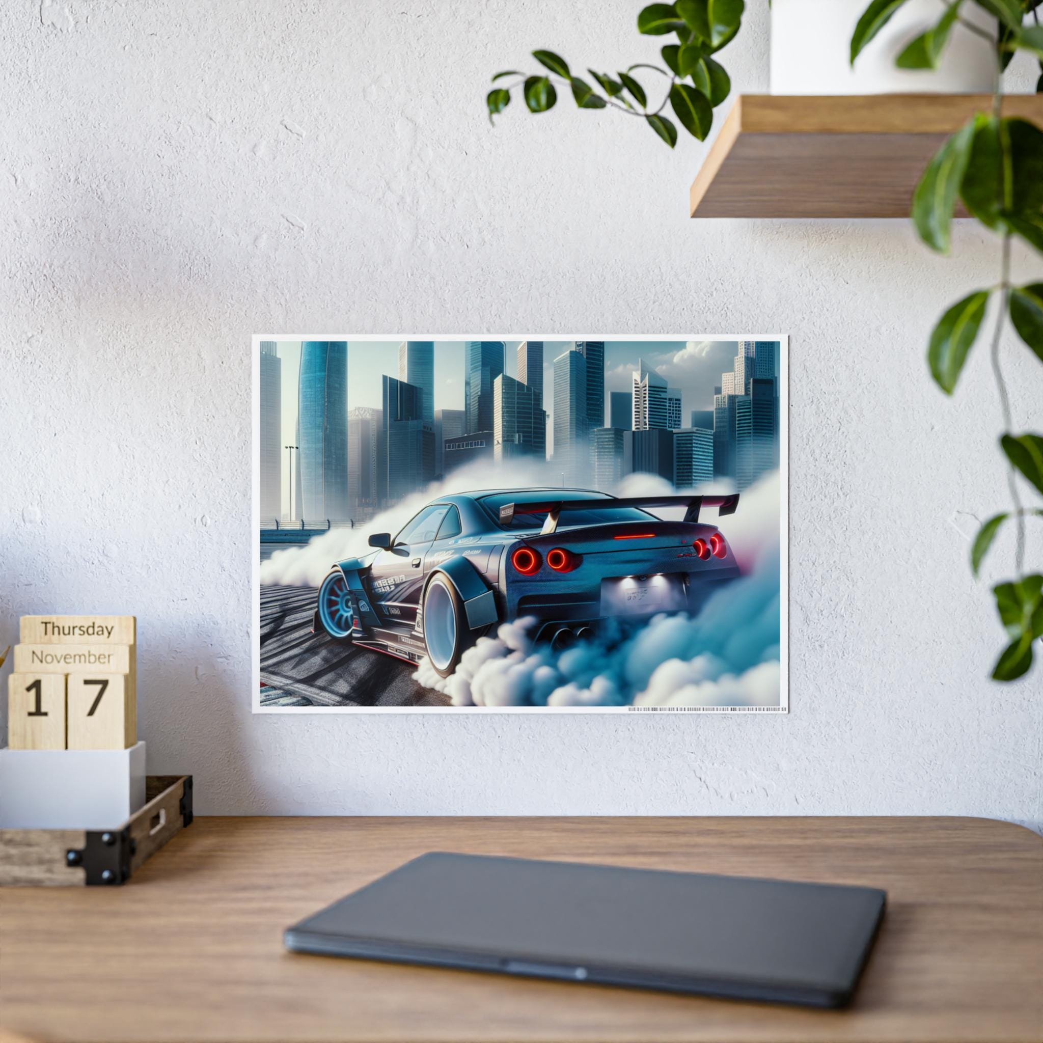 Stanced, JDM Poster, Skyline, R34, JDM, Drifting Poster, Accessories ...