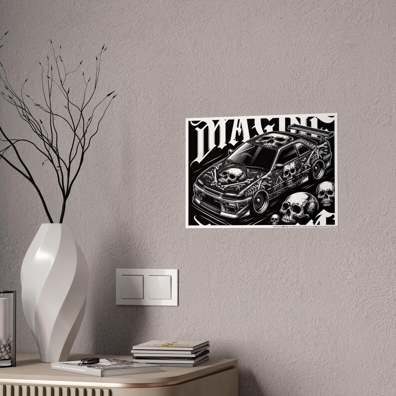 Cool JDM Car Poster, JDM, Car Posters, Car Accessories, Bones, Cool ...