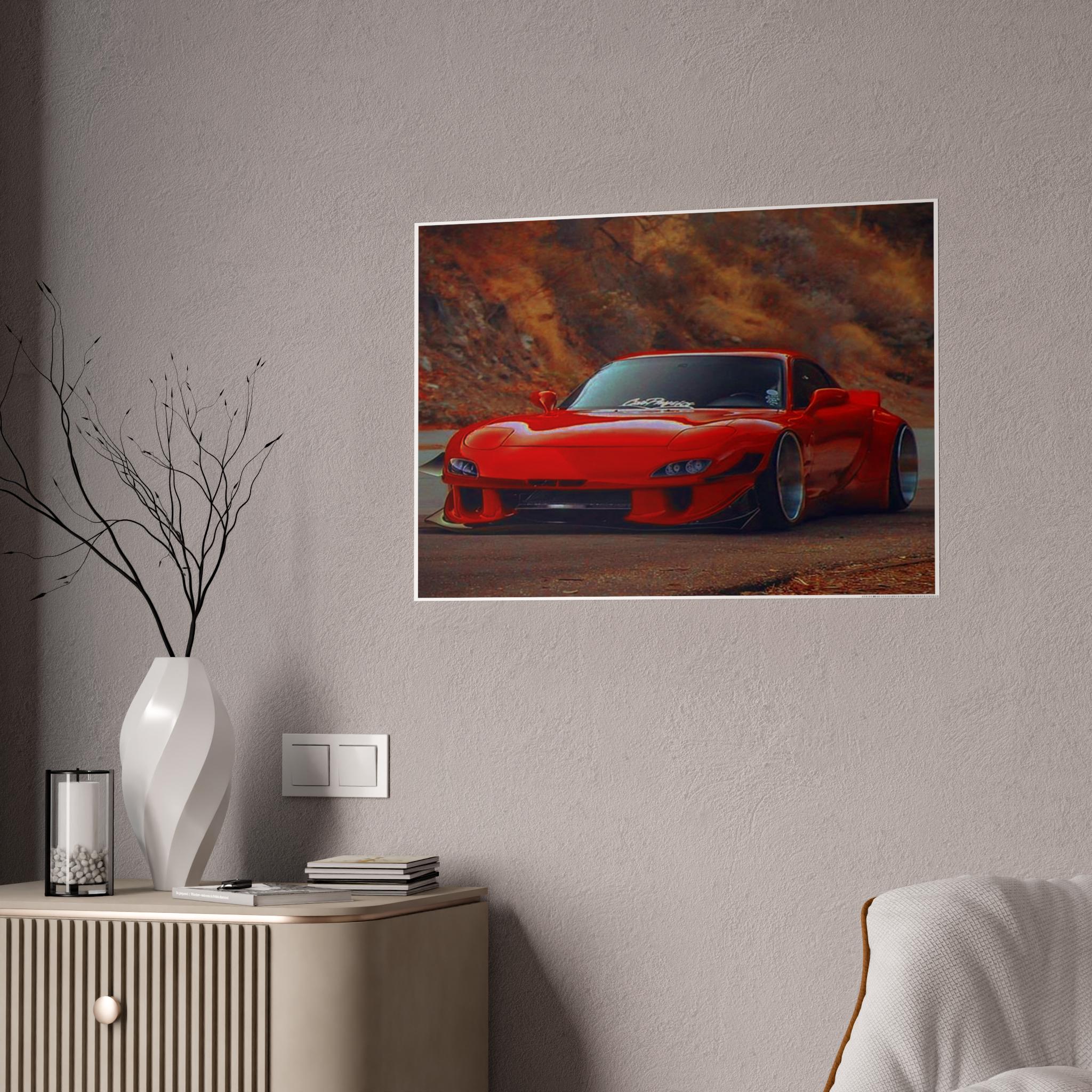 Red, RX-7, Mazda Rx 7, Jdm, Jdm Cars, Jdm Accessories, Rx-7 Accessories ...