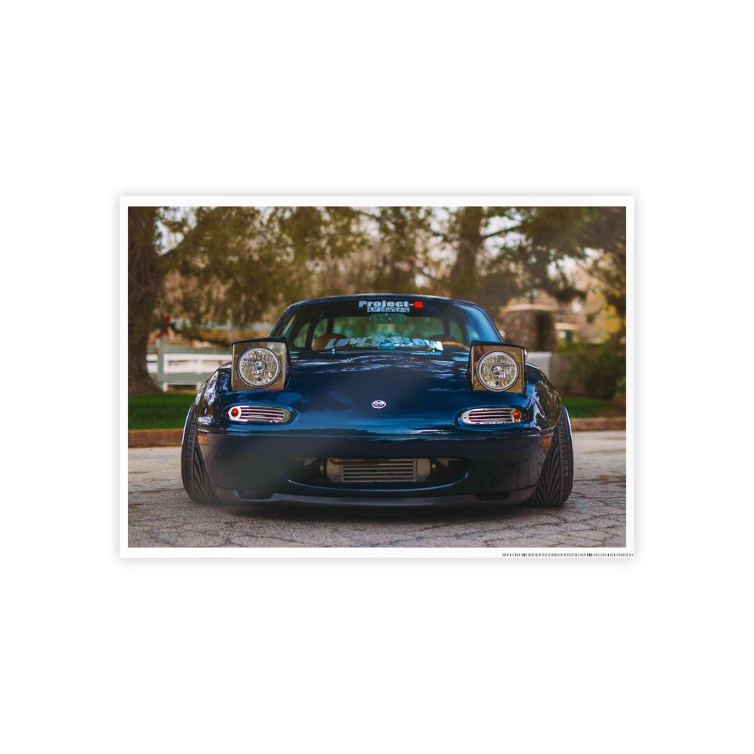 Blue, Mazda Miata, Miata Accessories, JDM, Jdm Posters, Pop up ...