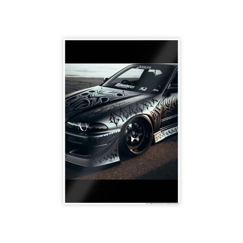 Cool JDM Poster, Stance, JDM, Car Posters, Car Accessories, Car Decals ...