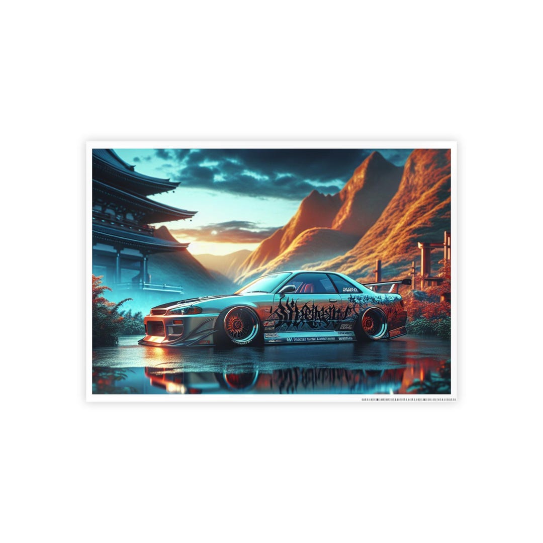 Cool JDM Stance Car Poster, JDM Posters, Car Accessories, JDM, Gothic ...