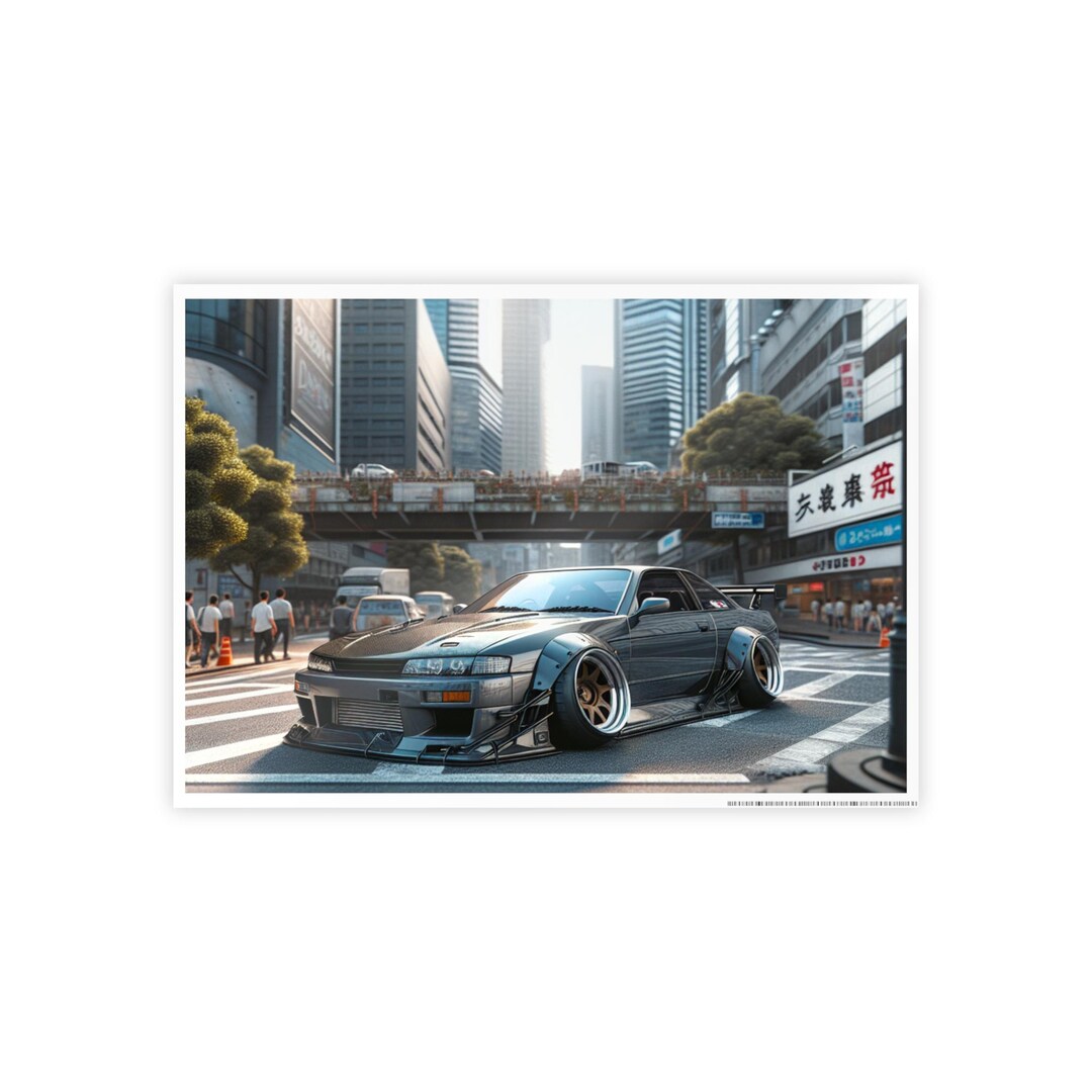 Stance, JDM Car Posters, JDM, Skyline, R33, Widebody, Japan, Car ...