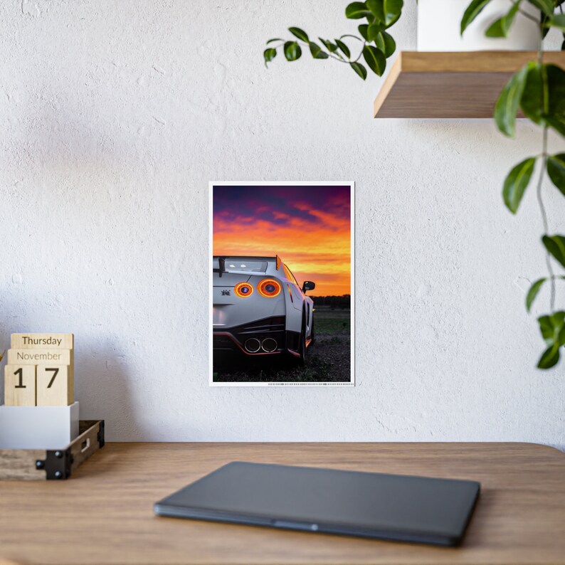 Nissan GT R, Sunset, GT R, Cool GT R Posters, Jdm, Car Posters, Gift ...