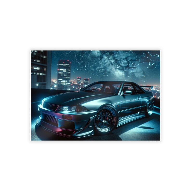 Stance, JDM Car Posters, Skyline, R34, Night Sky, Cityscape, Night, JDM ...