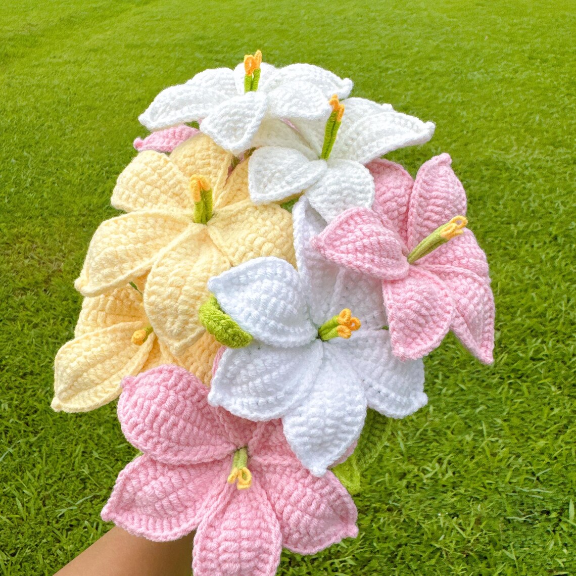 Stylish and Lovely Everlasting Flowers Crochet Art, Handmade Pink ...