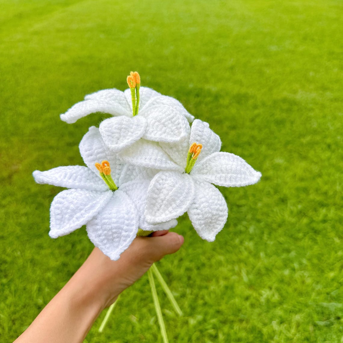 Stylish and Lovely Everlasting Flowers Crochet Art, Handmade Pink ...