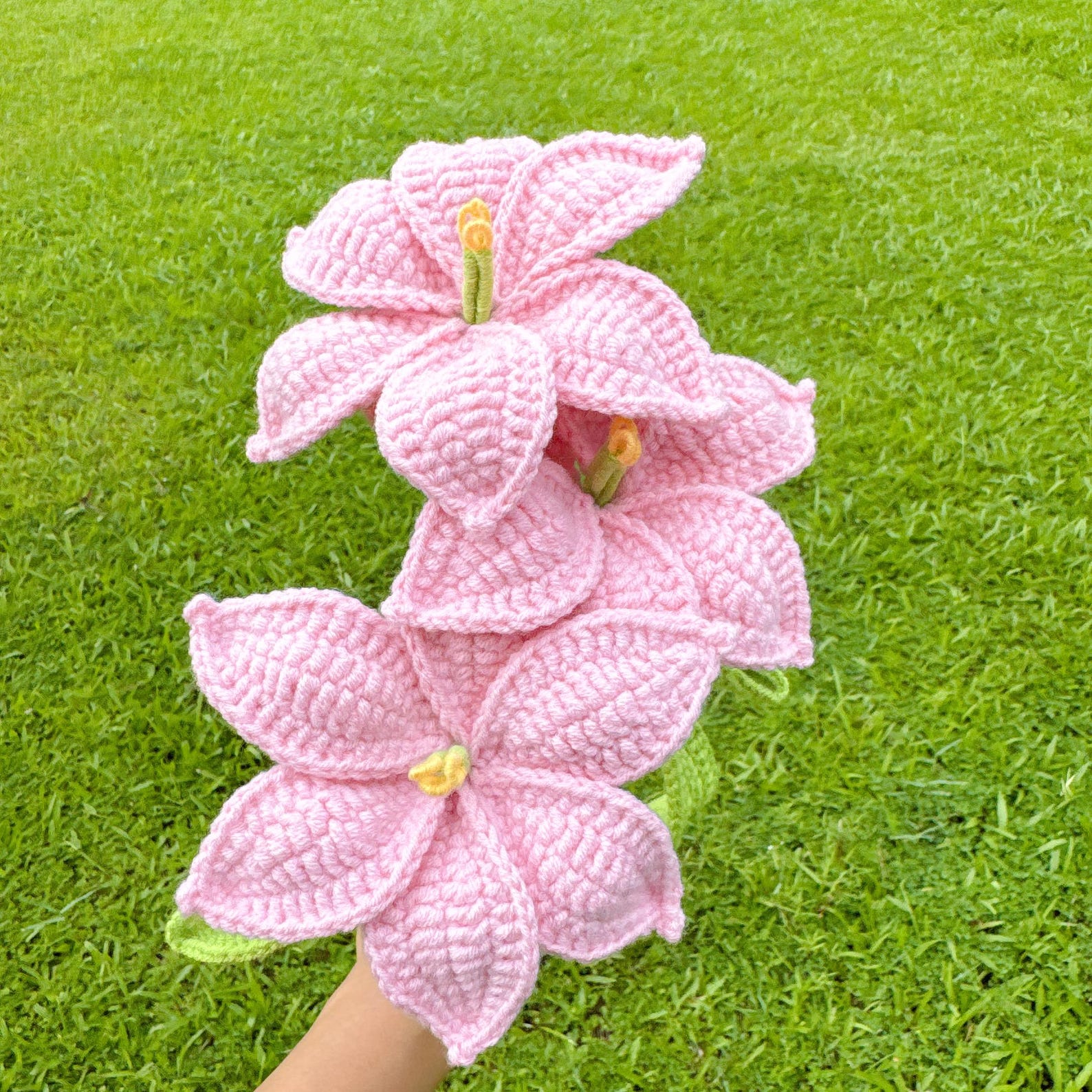 Stylish and Lovely Everlasting Flowers Crochet Art, Handmade Pink ...