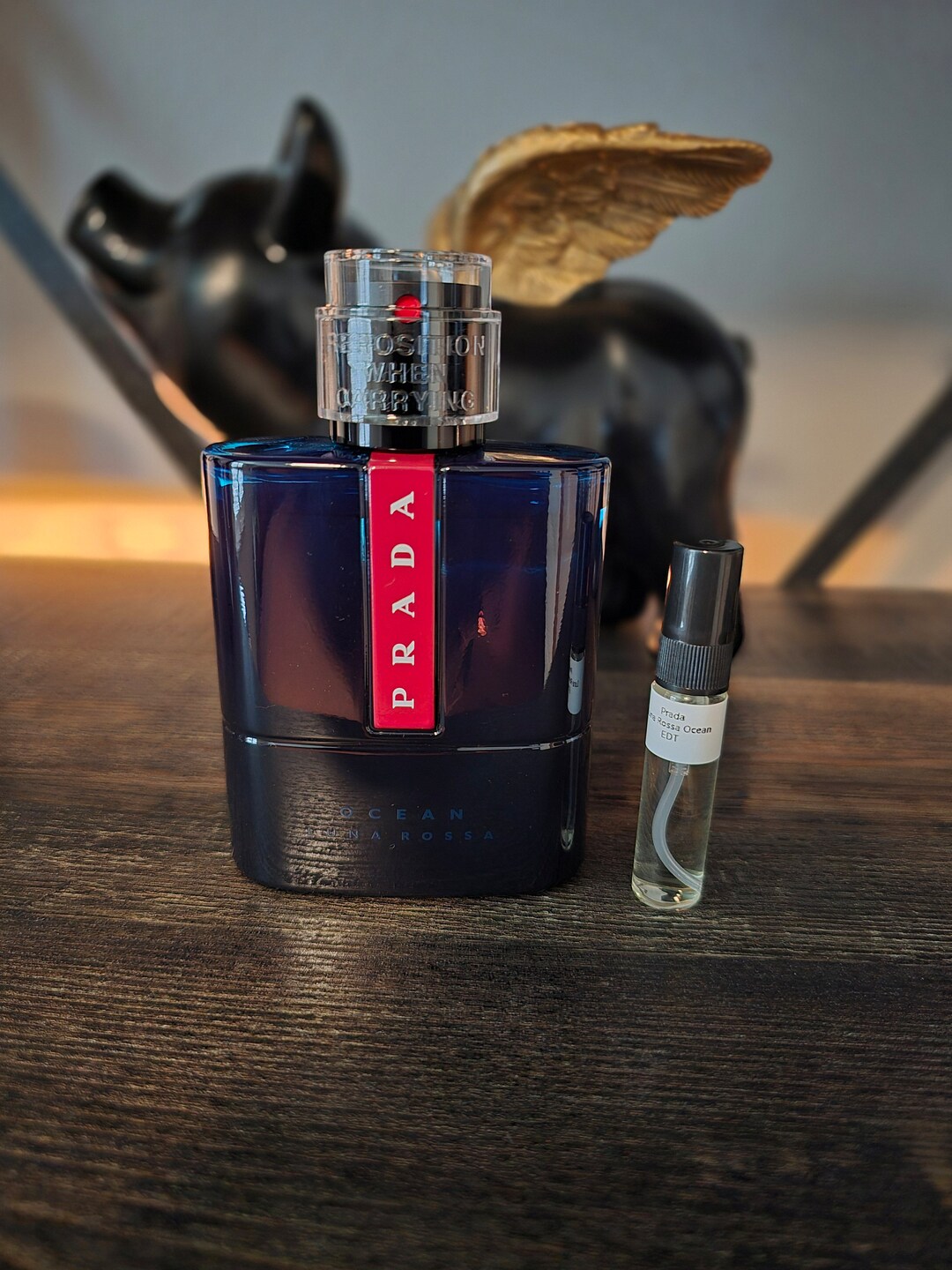 Prada Luna Rossa Ocean Eau De Toilette Sample Travel Spray - Etsy