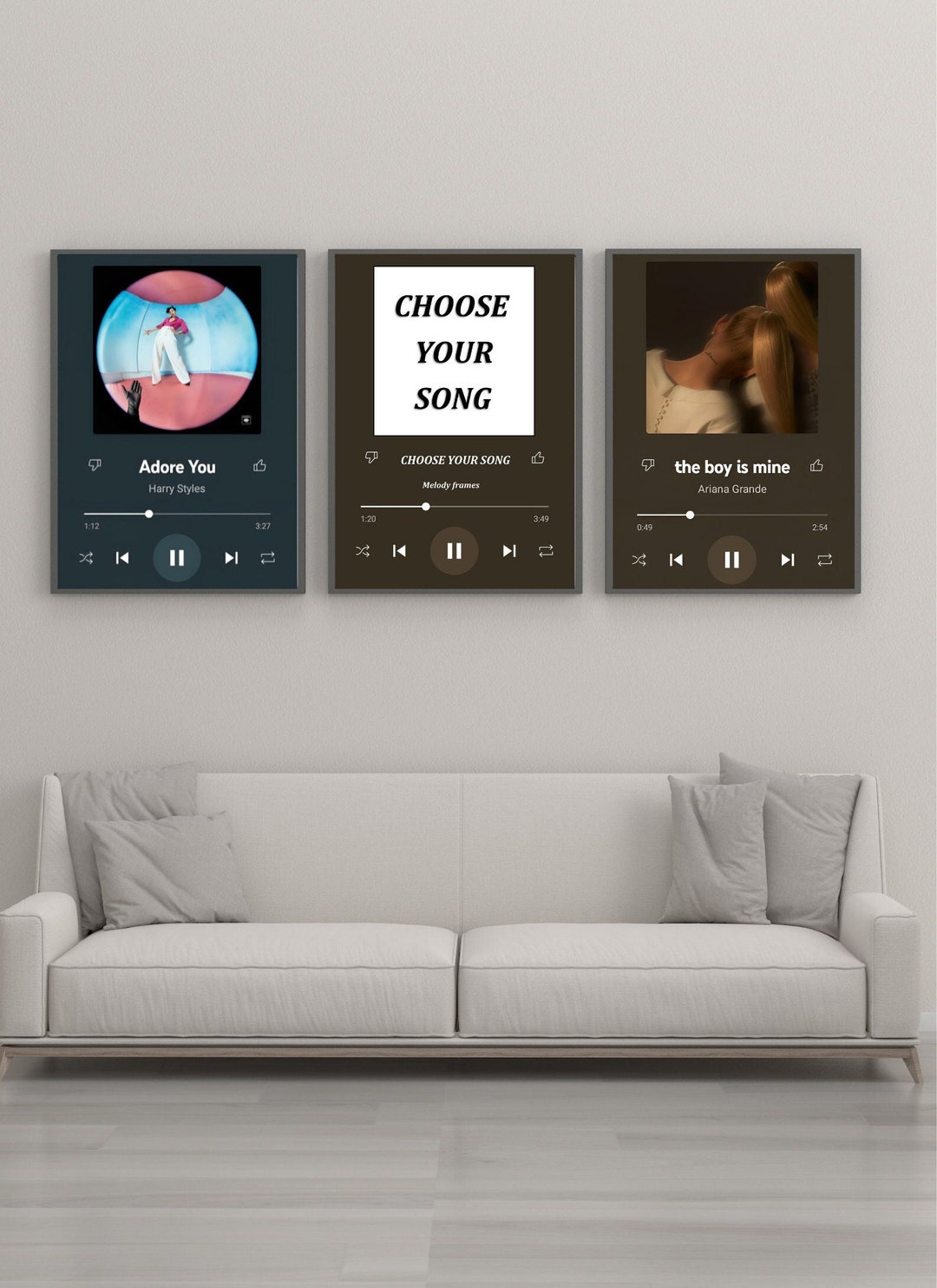 Choose Your Song,poster Music,poster Gift,digital Poster,personal ...