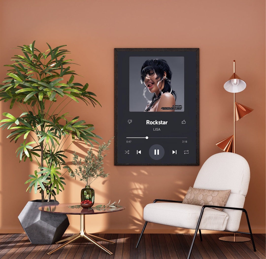 Lisa Rockstar Digital Poster,lisa Poster,rockstar Poster,digital Poster ...