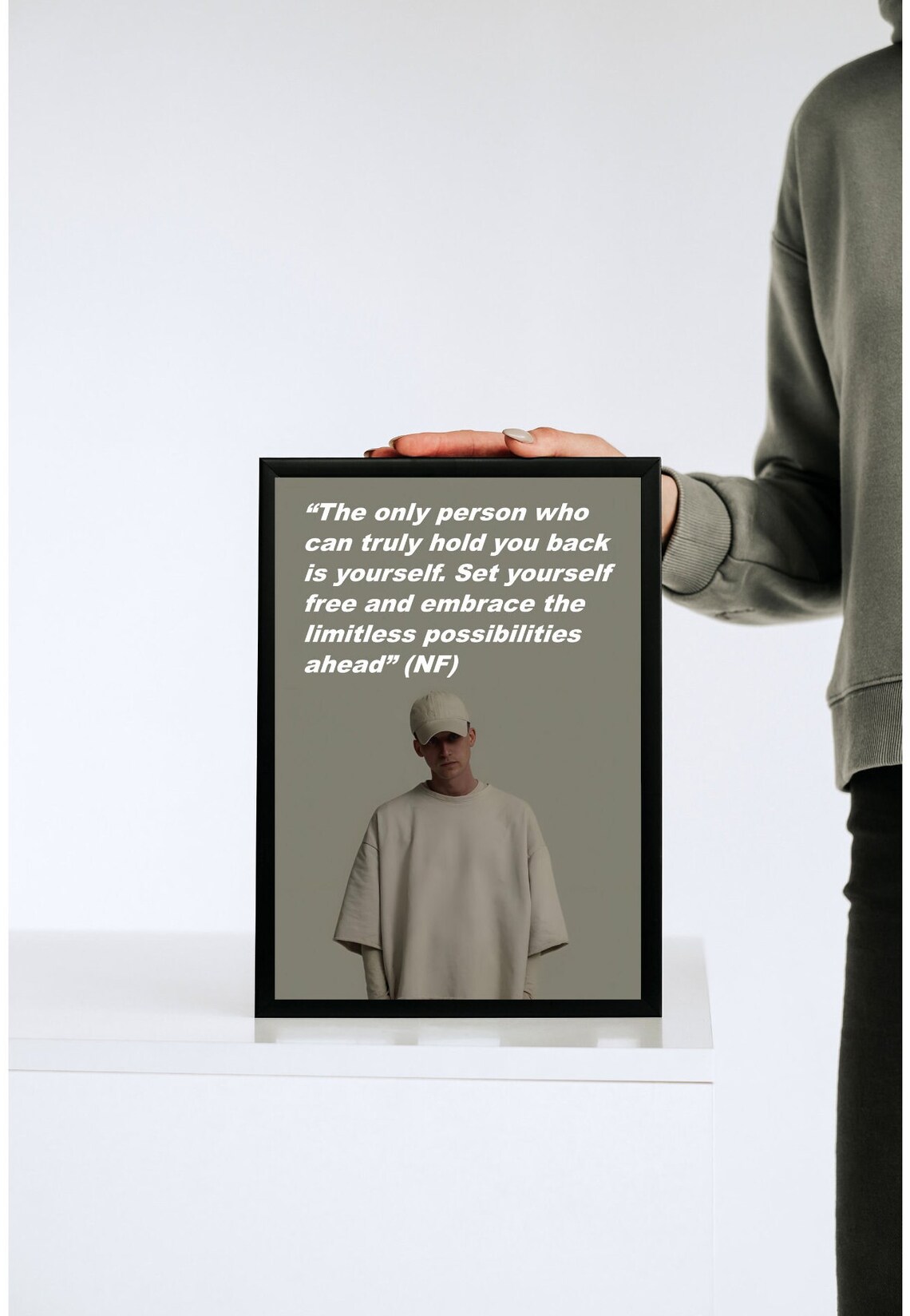 Nf Poster,digital Poster,nf Poster Gift,.sentences From Poems,music ...