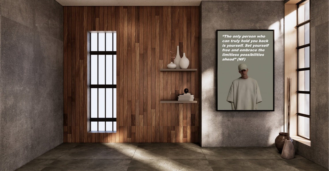 Nf Poster,digital Poster,nf Poster Gift,.sentences From Poems,music ...