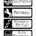 Library Labels, Genre Labels, Printable Genre Labels, Classroom Library ...