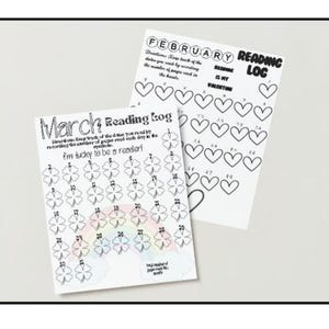 Monthly Reading Habit Tracker: Undated Printable Log (PDF) - Etsy