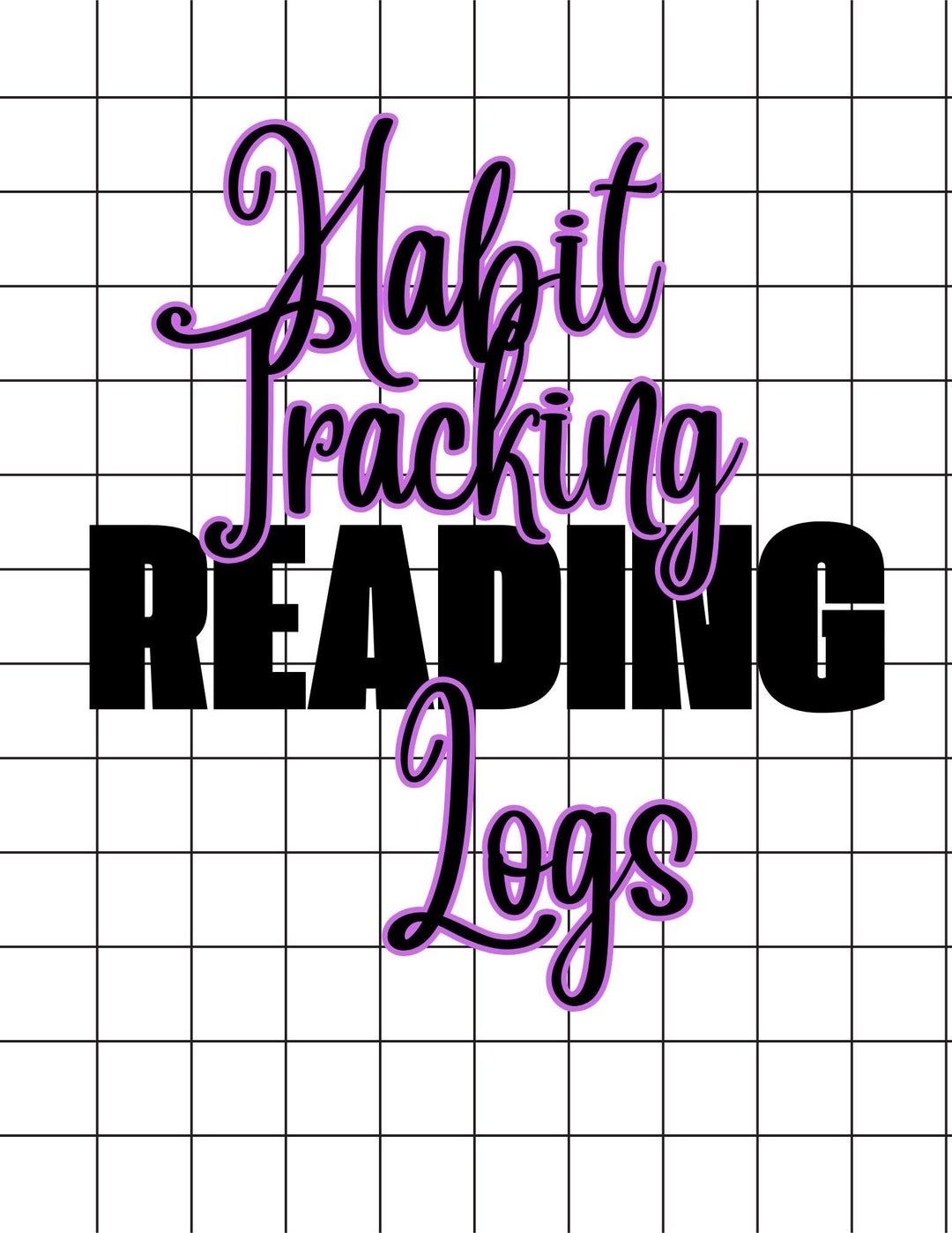 Monthly Reading Habit Tracker: Undated Printable Log (PDF) - Etsy