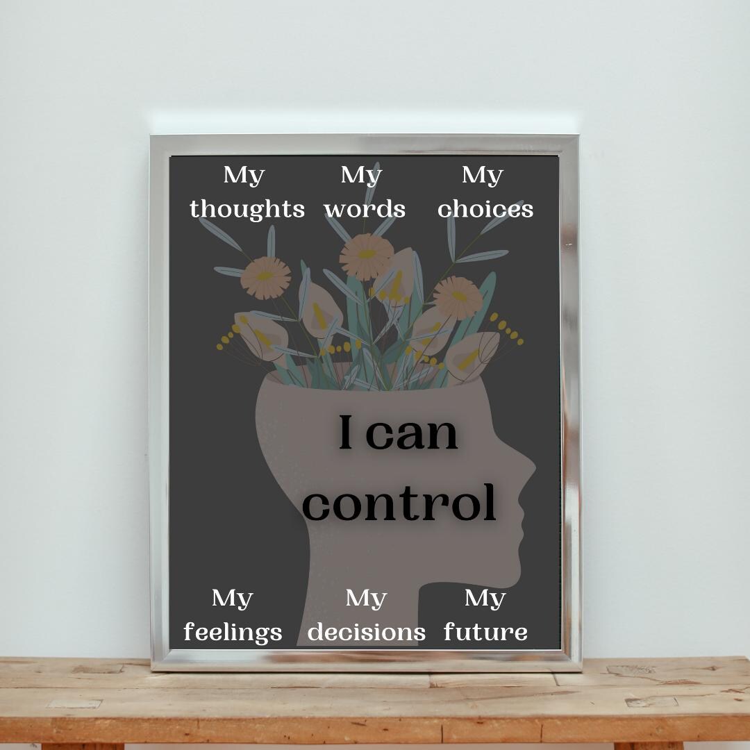 Mindfulness Classroom Poster: I Can Control - SEL Decor - Etsy