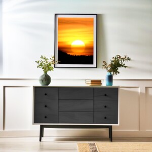 Sunset Landscape, Digital Download, Printable Art, Wallart for Home ...