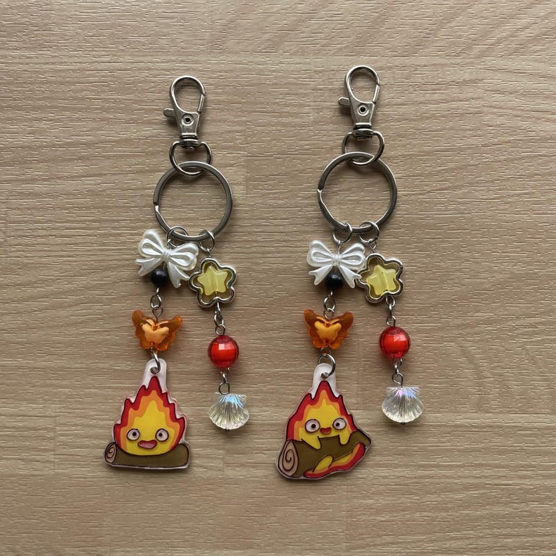 Calcifer Charm - Etsy