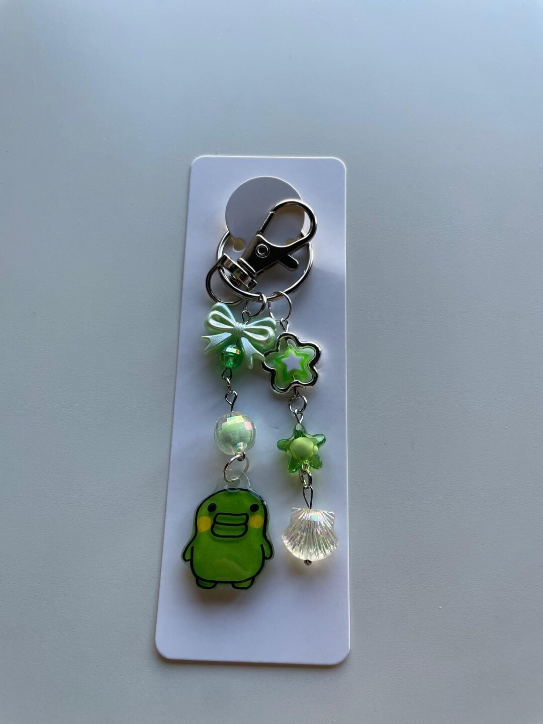 Tamagotchi Kuchipatchi Charm Beaded Keychain - Etsy