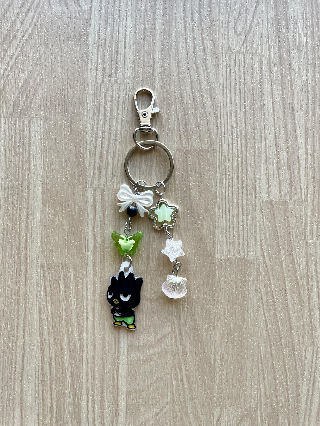 Angry Black Penguin Adventure Charm Beaded Keychain - Etsy