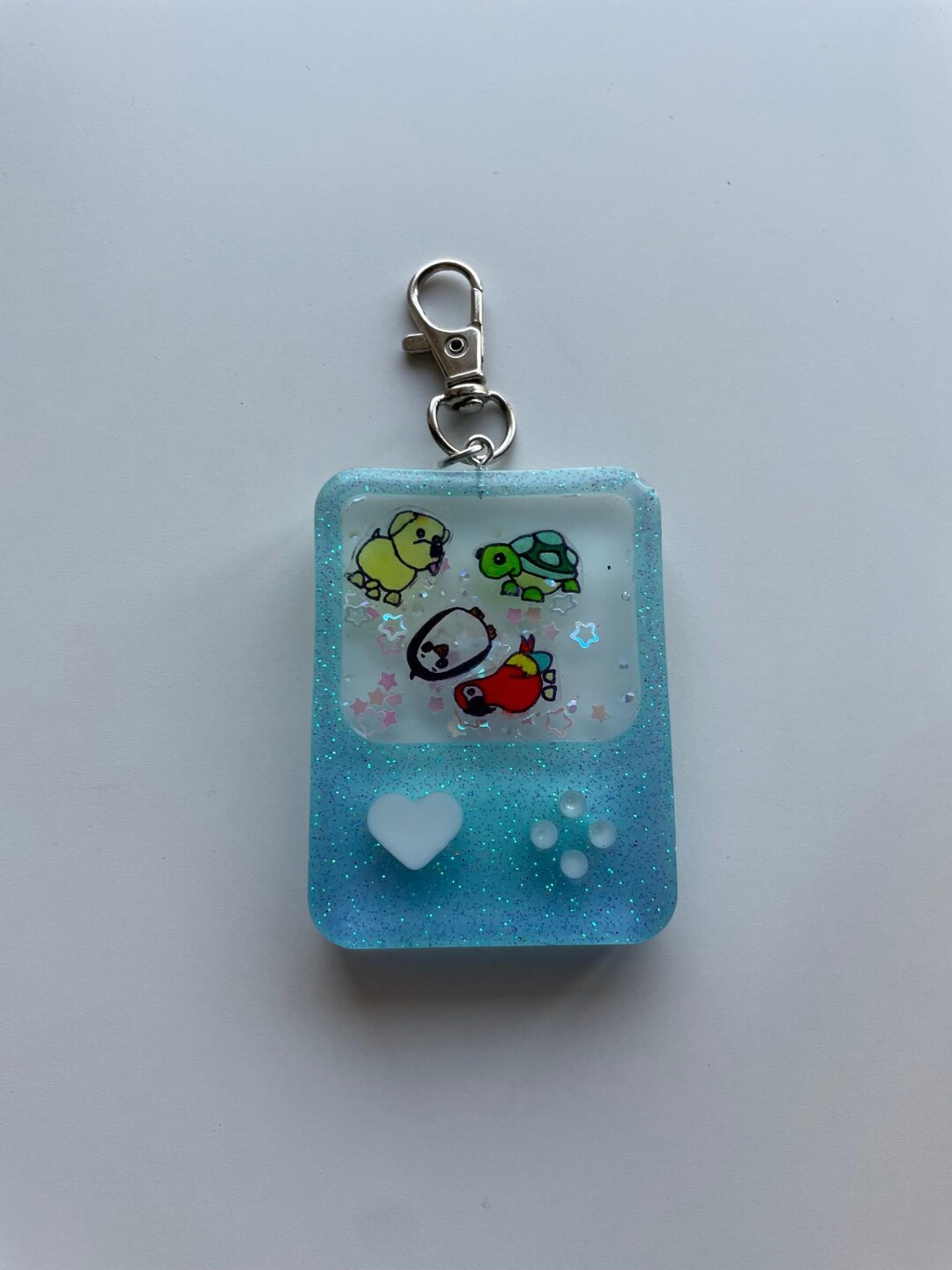 Roblox Adopt Me Resin Liquid Shaker Keychain Keyring - Etsy