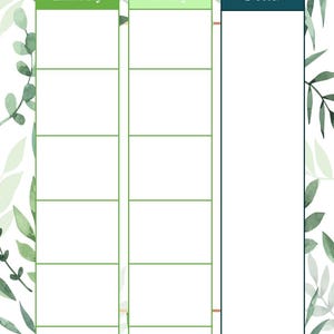 Teacher Planner and Organization Forms Binder Leaves - Etsy