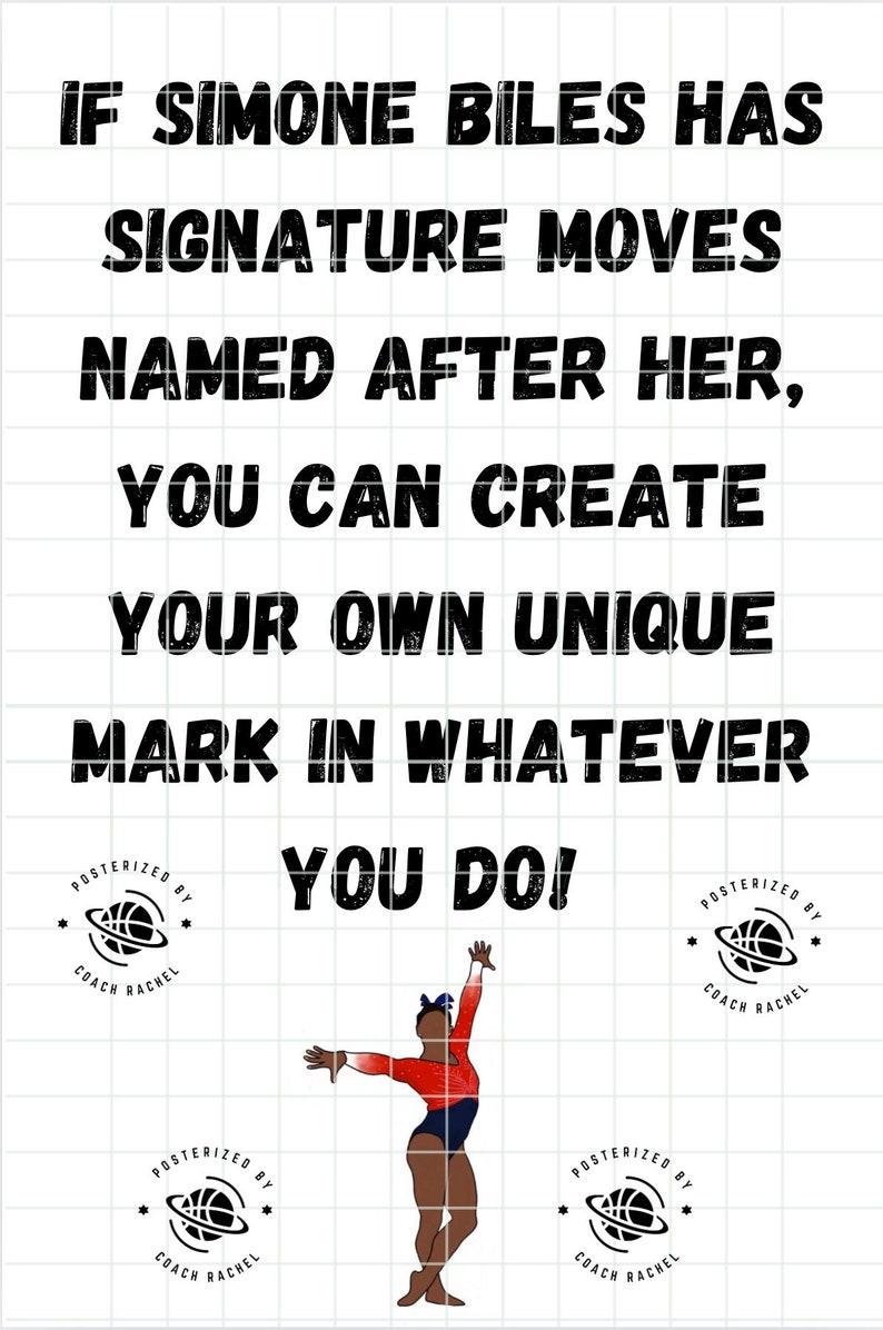 Simone Biles Poster - Etsy