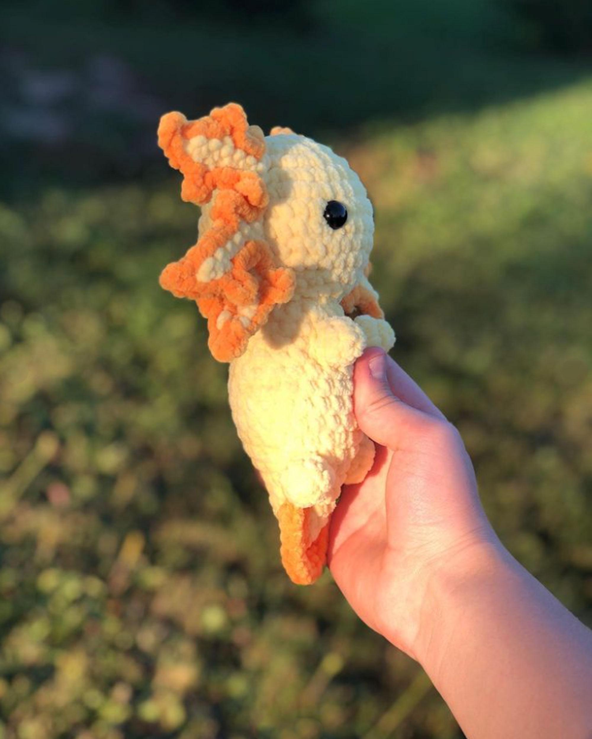 Axolotl Crochet Pattern PDF, Axolotl Plush Crochet Pattern, Axolotl ...