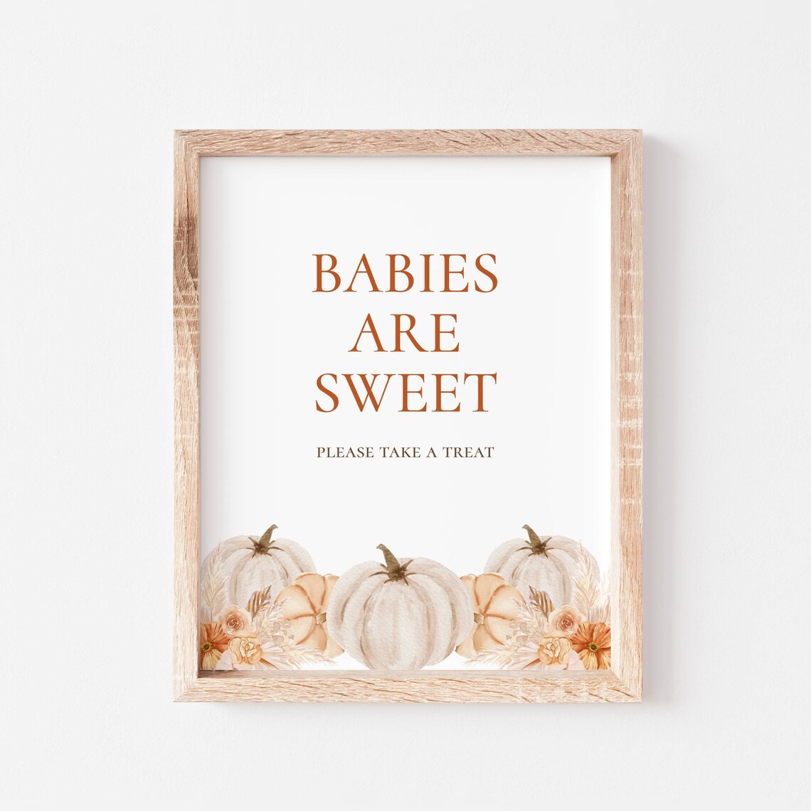 Boho Pumpkin Fall Baby Shower Sign Bundle, Six Signs Included - Etsy