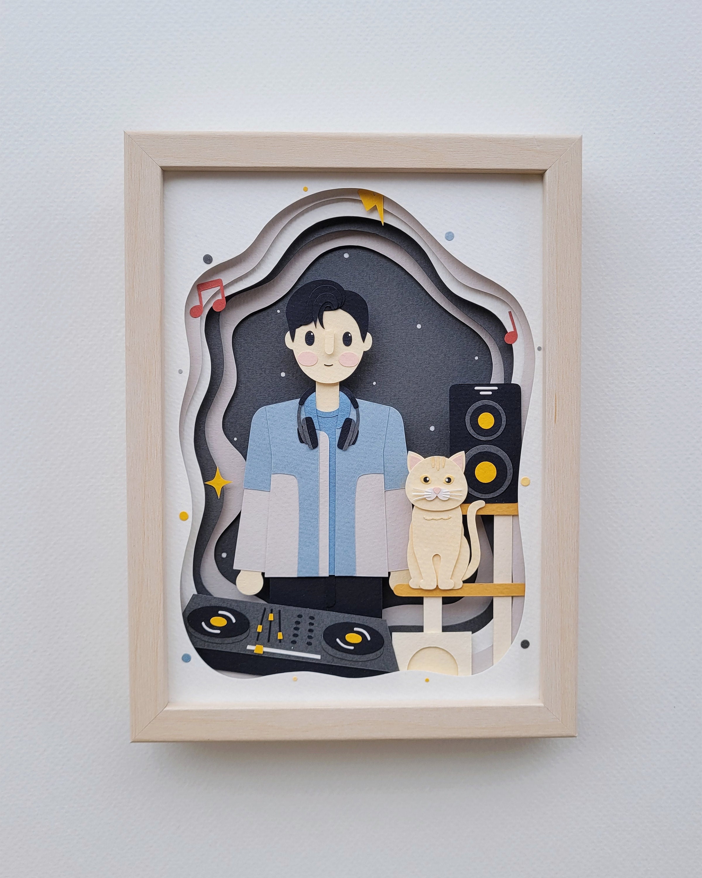 Layered Custom Papercut Frame: Special Theme. - Etsy