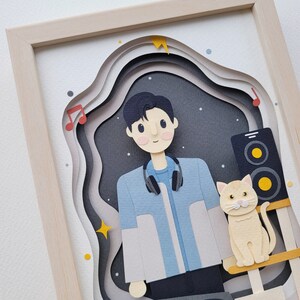 Layered Custom Papercut Frame: Special Theme. - Etsy