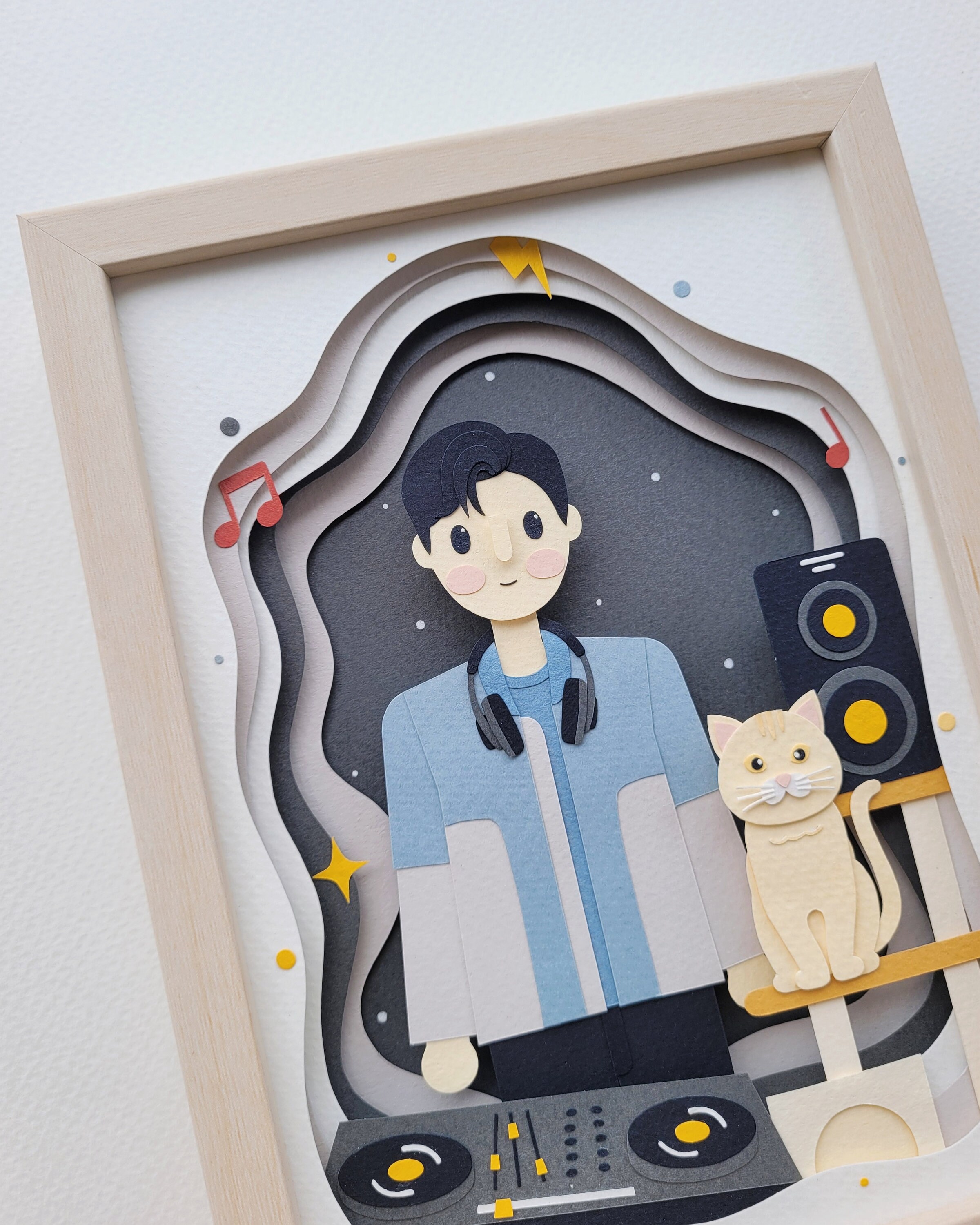 Layered Custom Papercut Frame: Special Theme. - Etsy