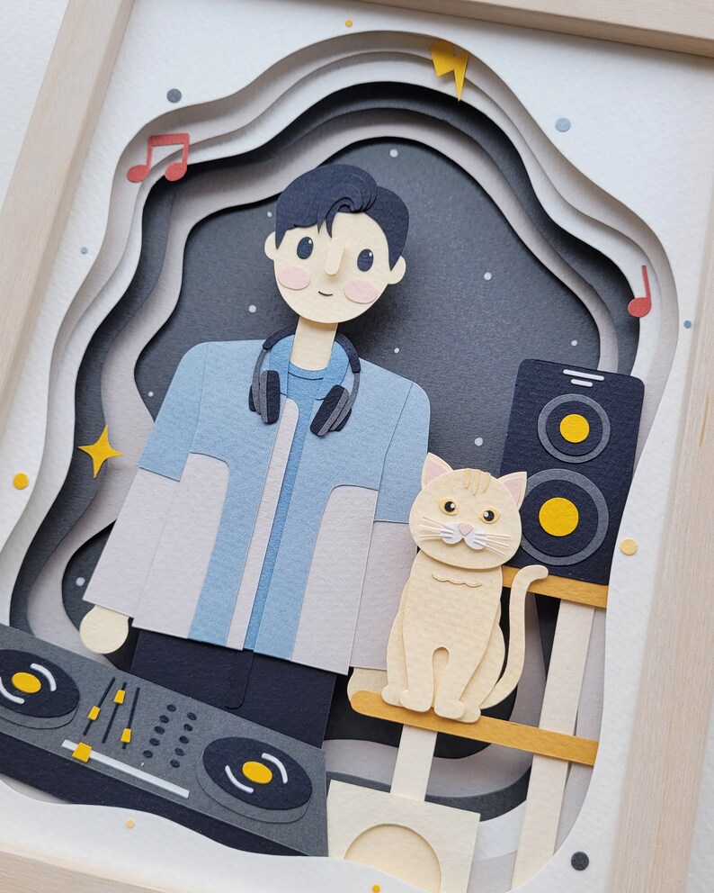 Layered Custom Papercut Frame: Special Theme. - Etsy