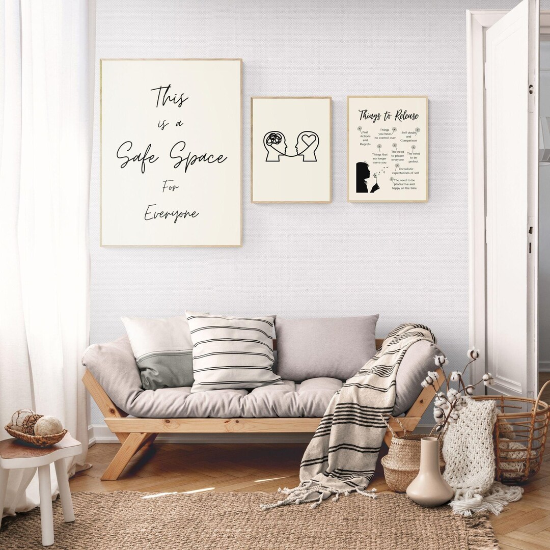 Soothing Psychology Artwork for Therapy Offices and Counselors ...