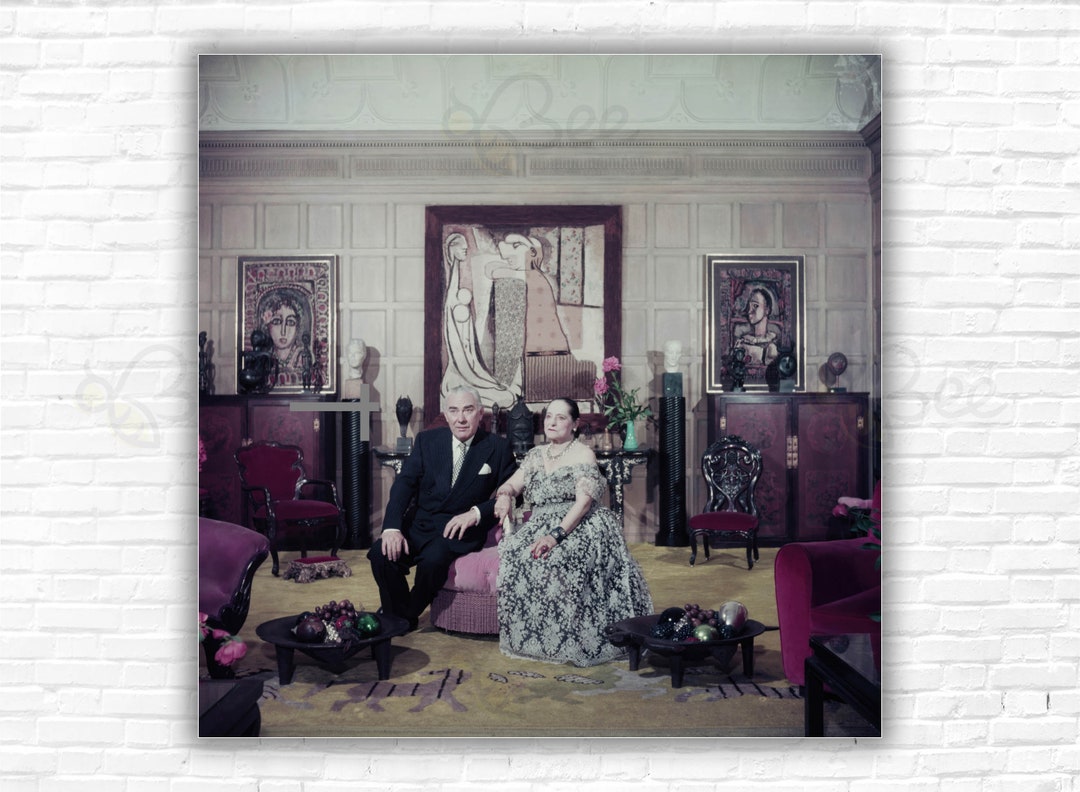 Slim Aarons Cosmetics Princess Print/poster - Prince & Princess Archil ...