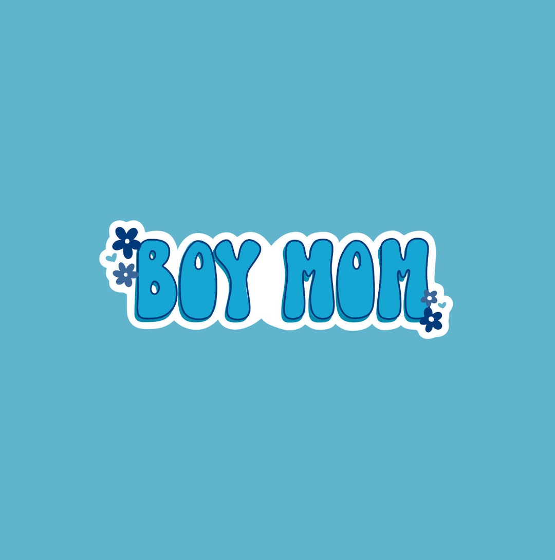 Boy Mom Sticker | Mom Sticker | Sticker for Mom | Water Resistant ...