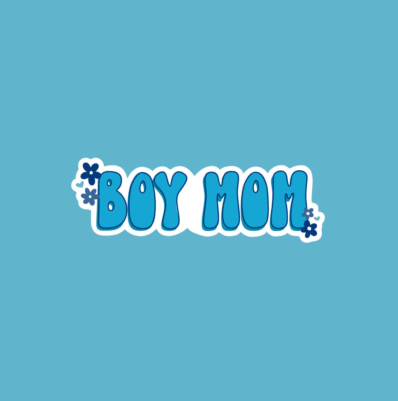 Boy Mom Sticker Mom Sticker Sticker for Mom Water Resistant ...