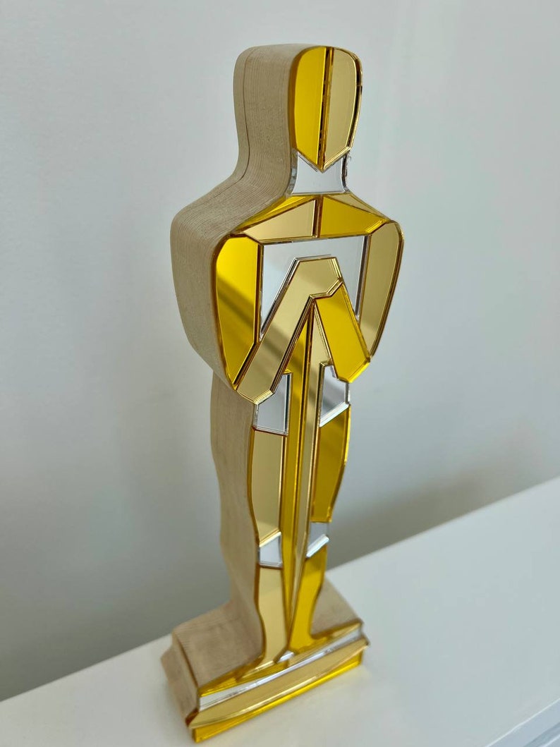 Memorable Hand Made Wooden Oscar Statue Gift - Etsy