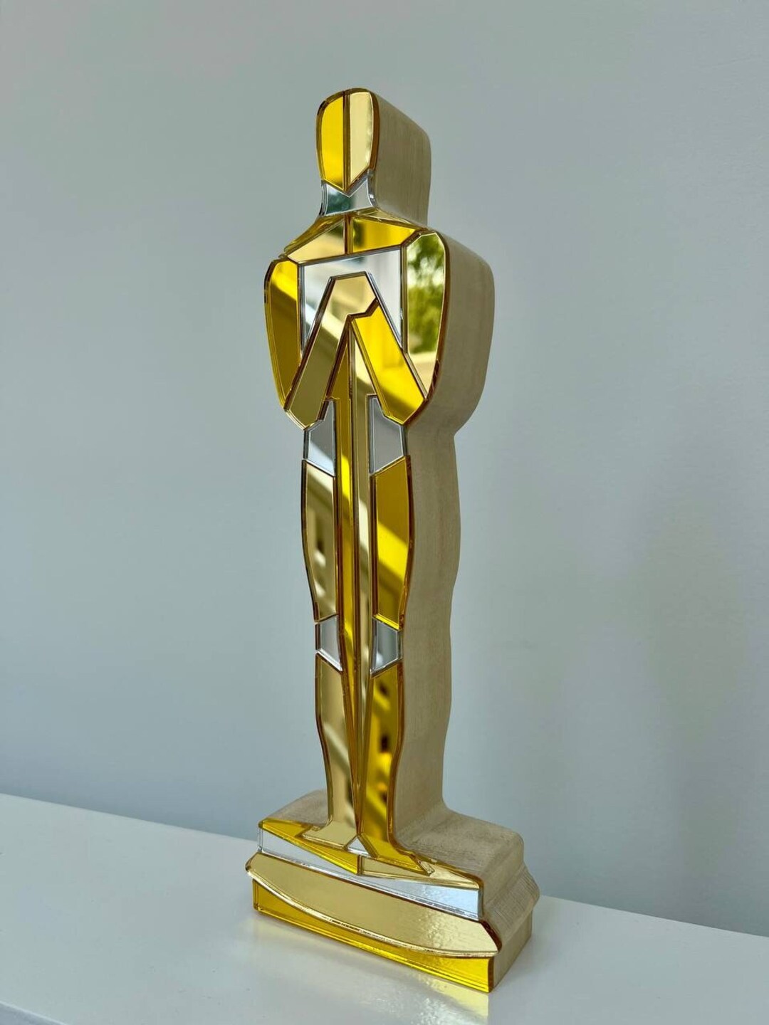 Memorable Hand Made Wooden Oscar Statue Gift - Etsy
