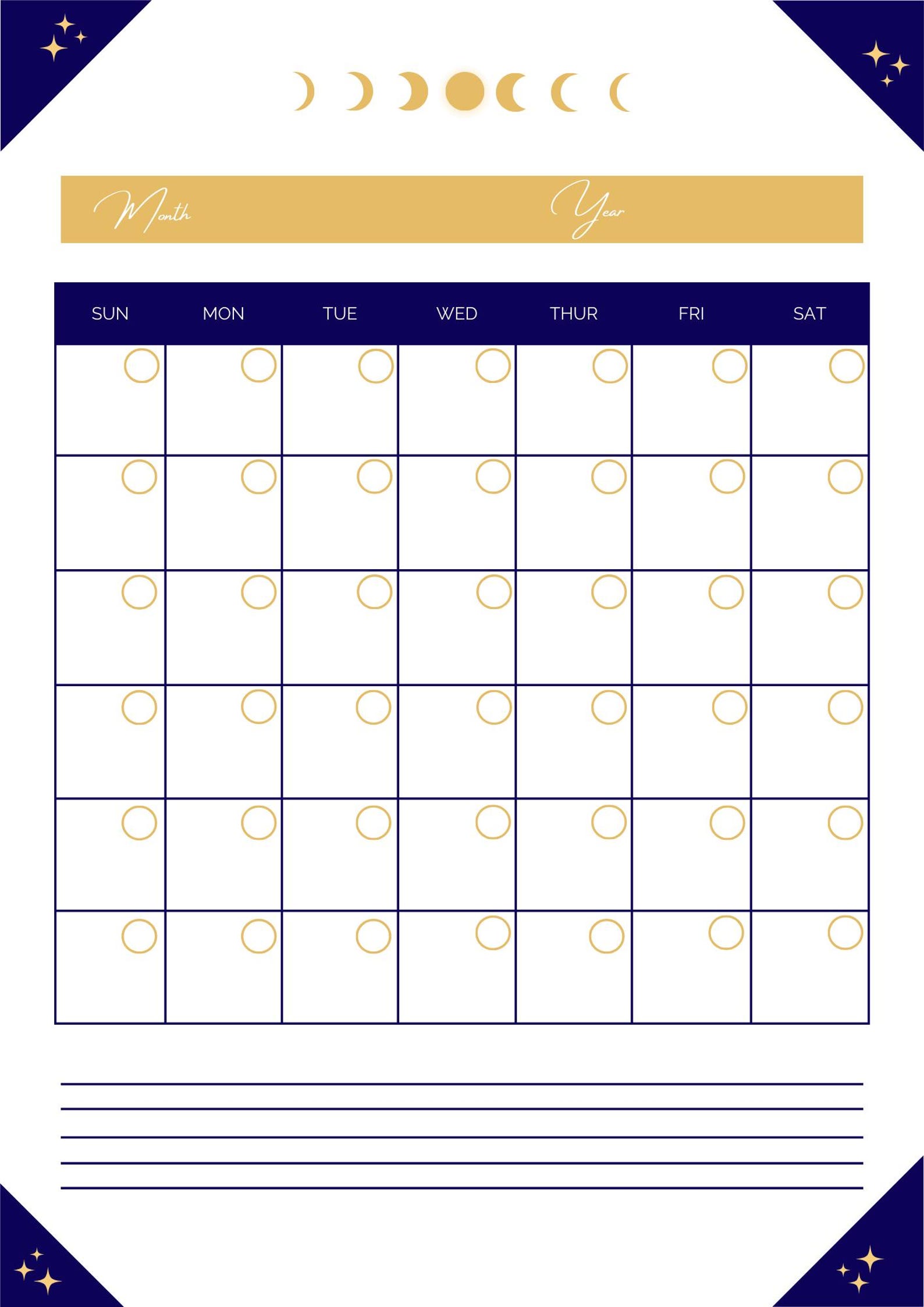 Sun and Moon Planner Blue - Etsy