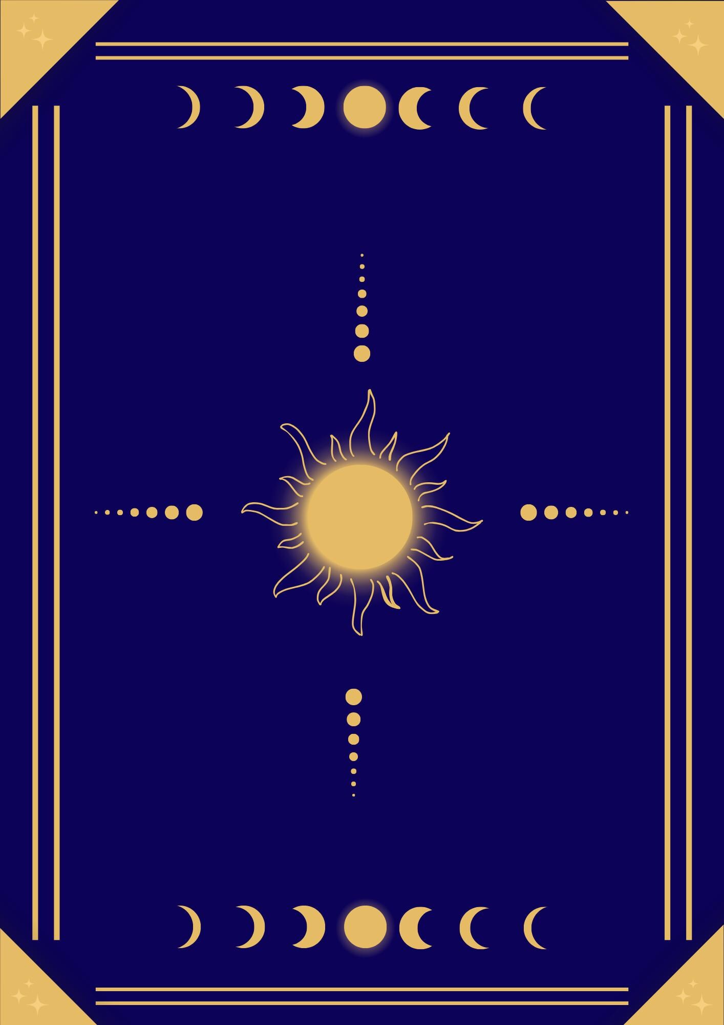 Sun and Moon Planner Blue - Etsy