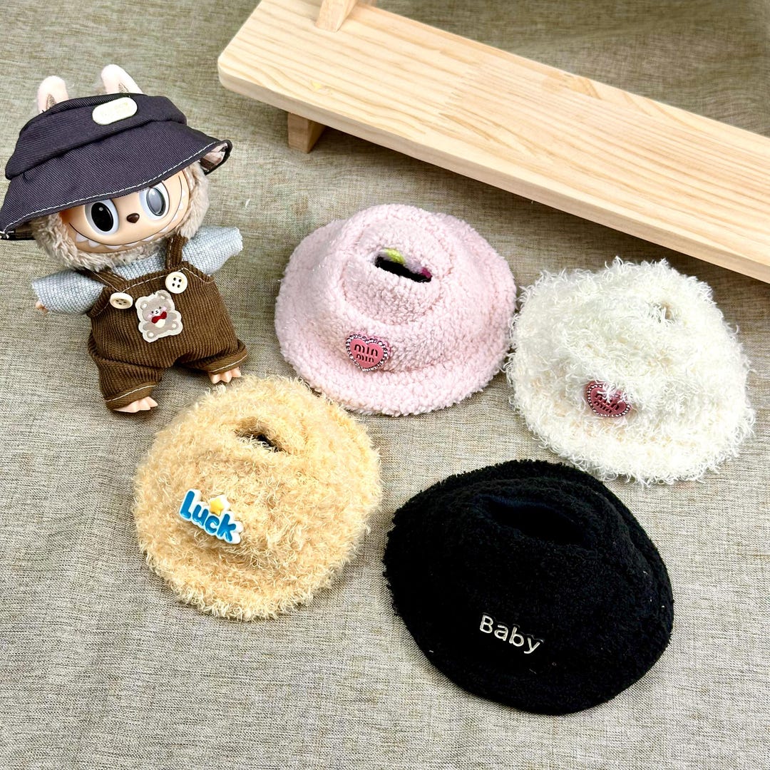Sombrero Labubu, sombrero de pescador Labubu, sombrero peludo Labubu ...