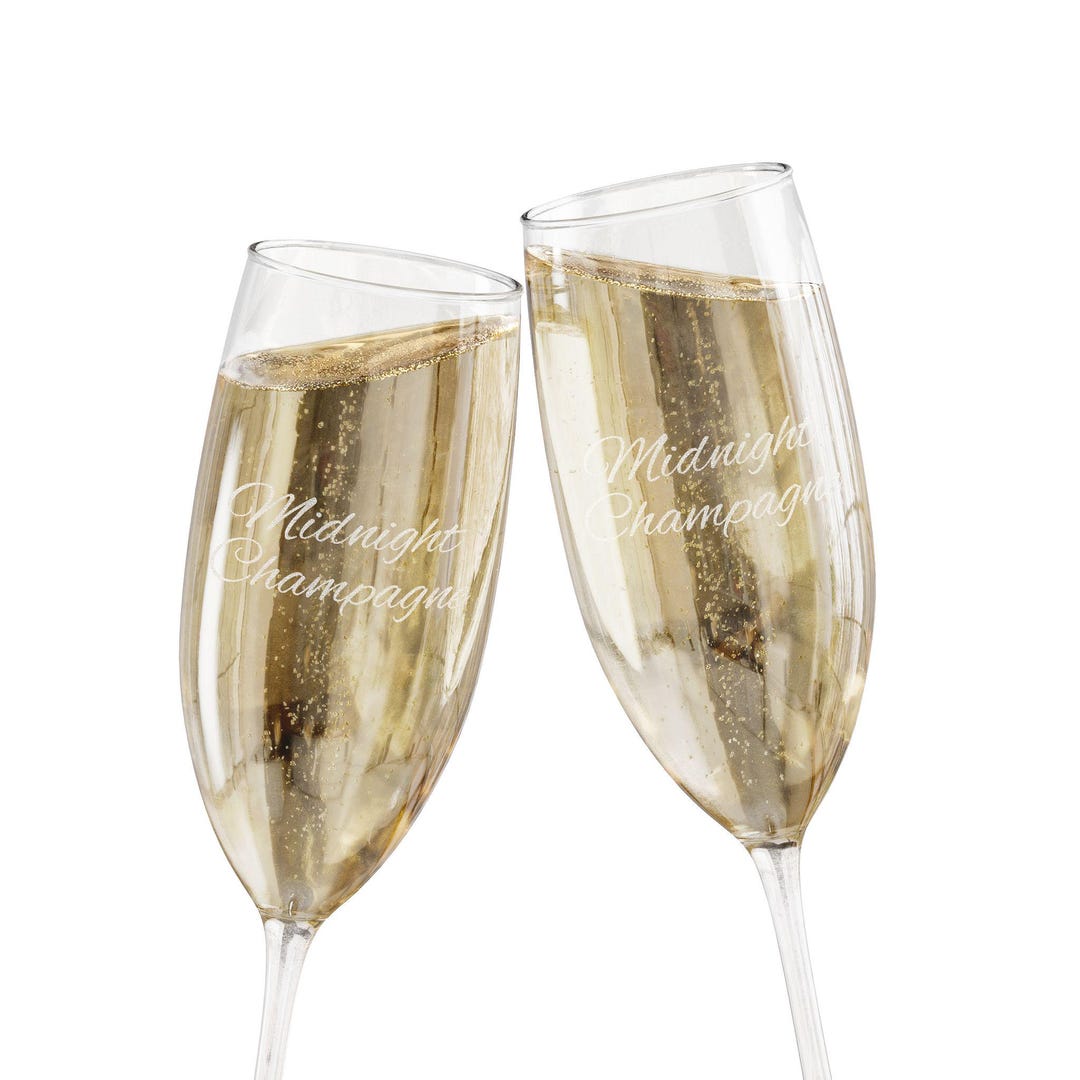 Emily Steed "midnight Champagne" Champagne Glass Official Merch - Etsy